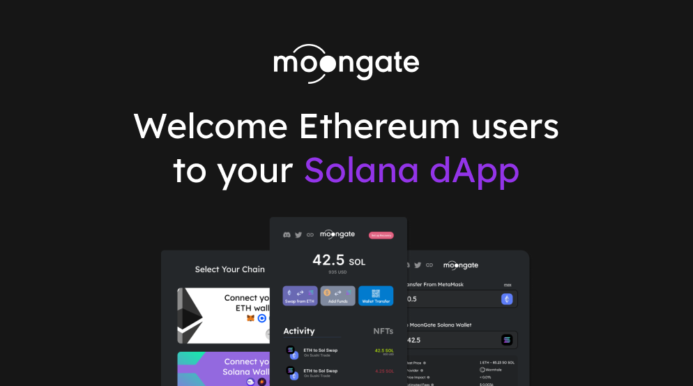 MoonGate: Empower Your Solana dApp with Ethereum Users